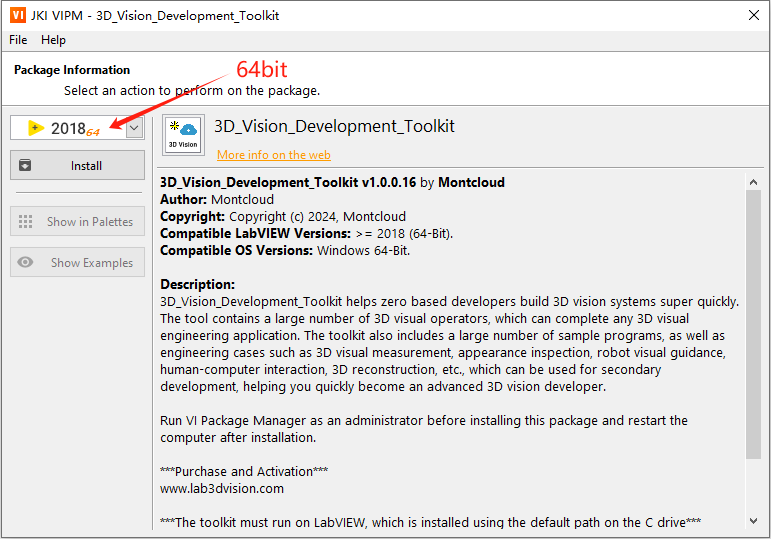 LabVIEW 3D视觉开发工具包（3D Vision Development Toolkit）